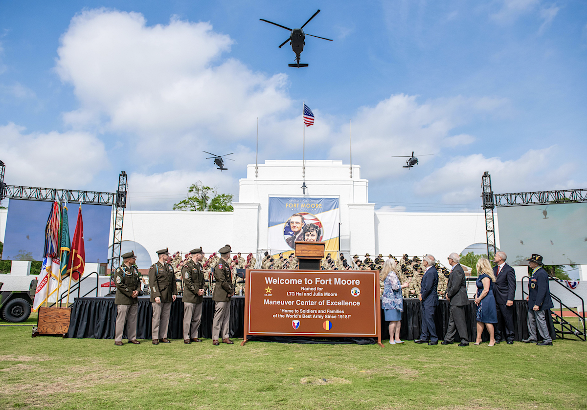Fort Benning is now Moore - Now Georgia