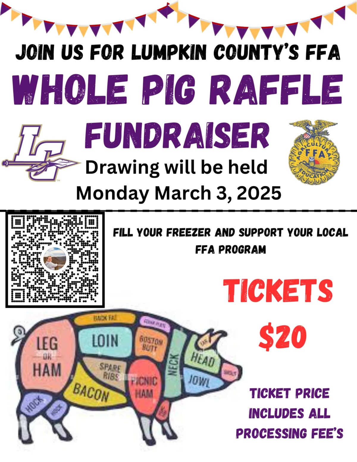 Lumpkin County FFA Pig Raffle: Supporting future farmers and ...
