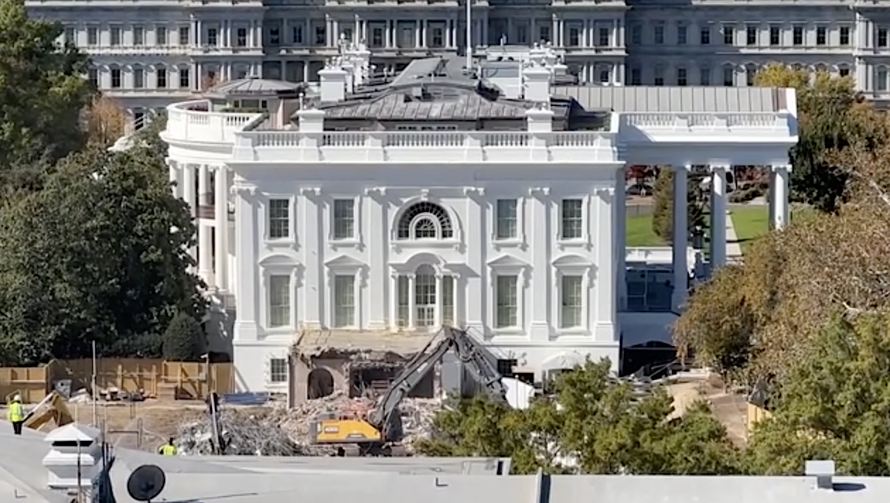 Trump Press Secretary Defends White House Ballroom Project Amid East